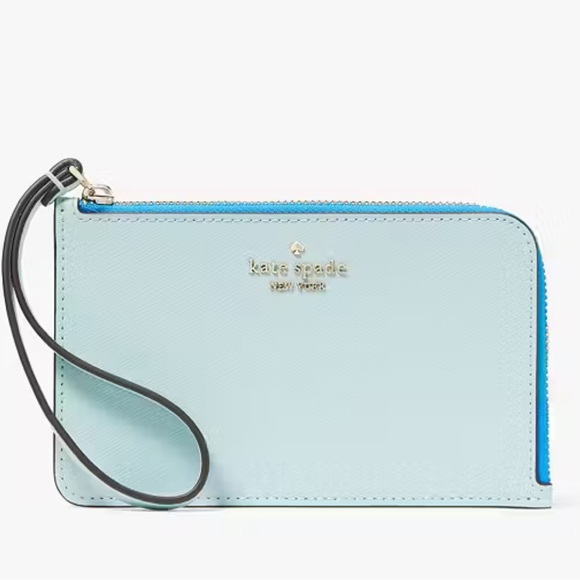kate spade | Bags | Kate Spade Light Blue Wristlet | Poshmark